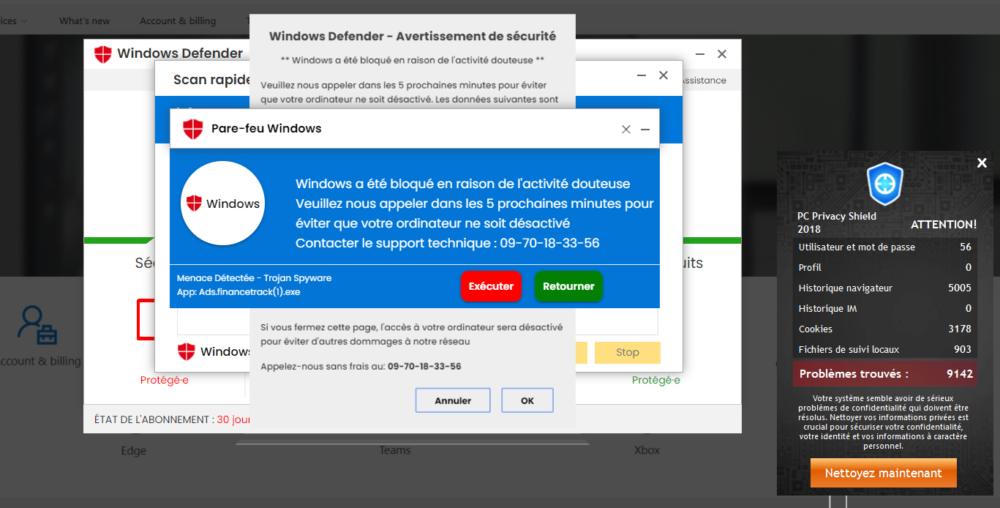 ARNAQUE au Message de Microsoft, Attention !!! N’appelez jamais ...