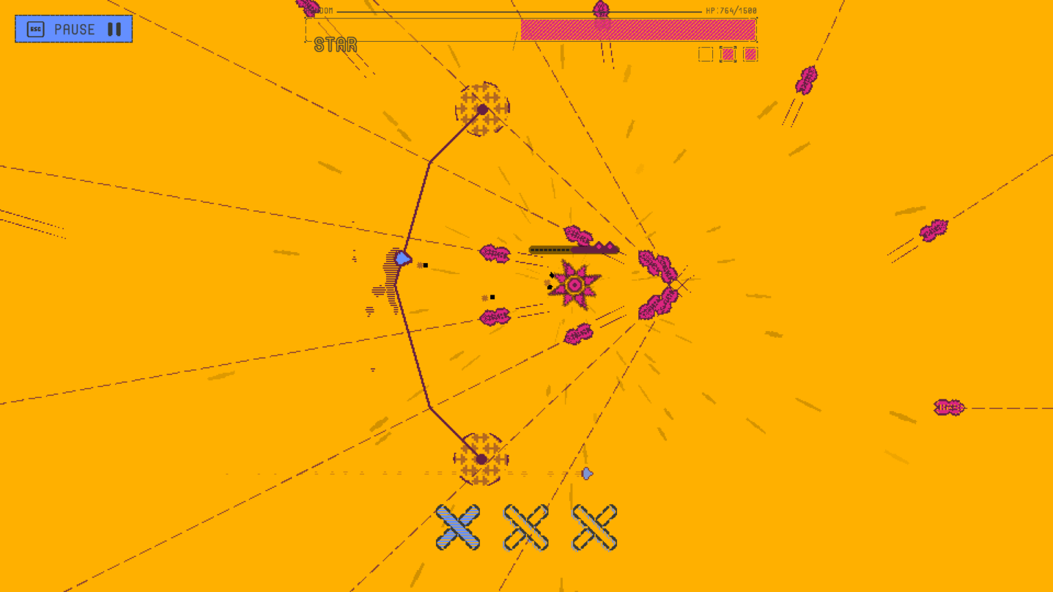 Explications du mode roguelike infini de ONE BTN BOSSES - FireTeaM.Fr