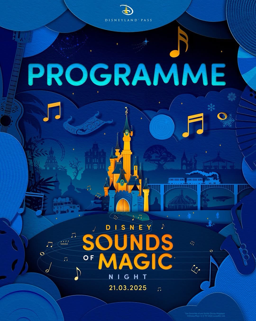 Programme de la soirée Sounds of Magic Night à Disneyland Paris ...